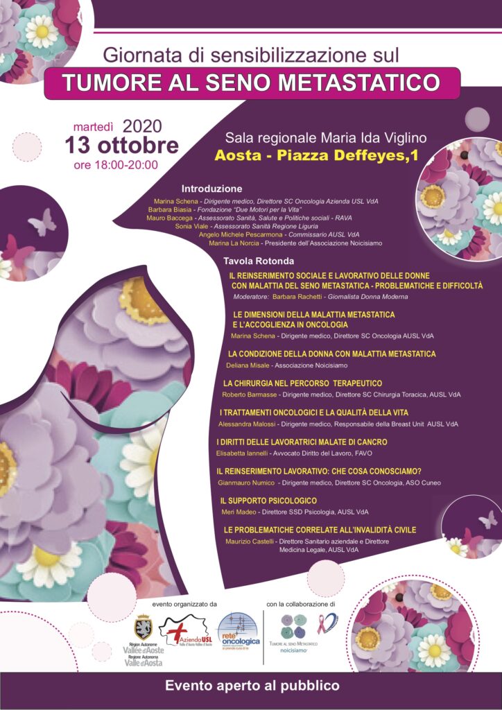 Giornata di sensibilizzazione sul tumore al seno metastatico 2020 - bobine.tv