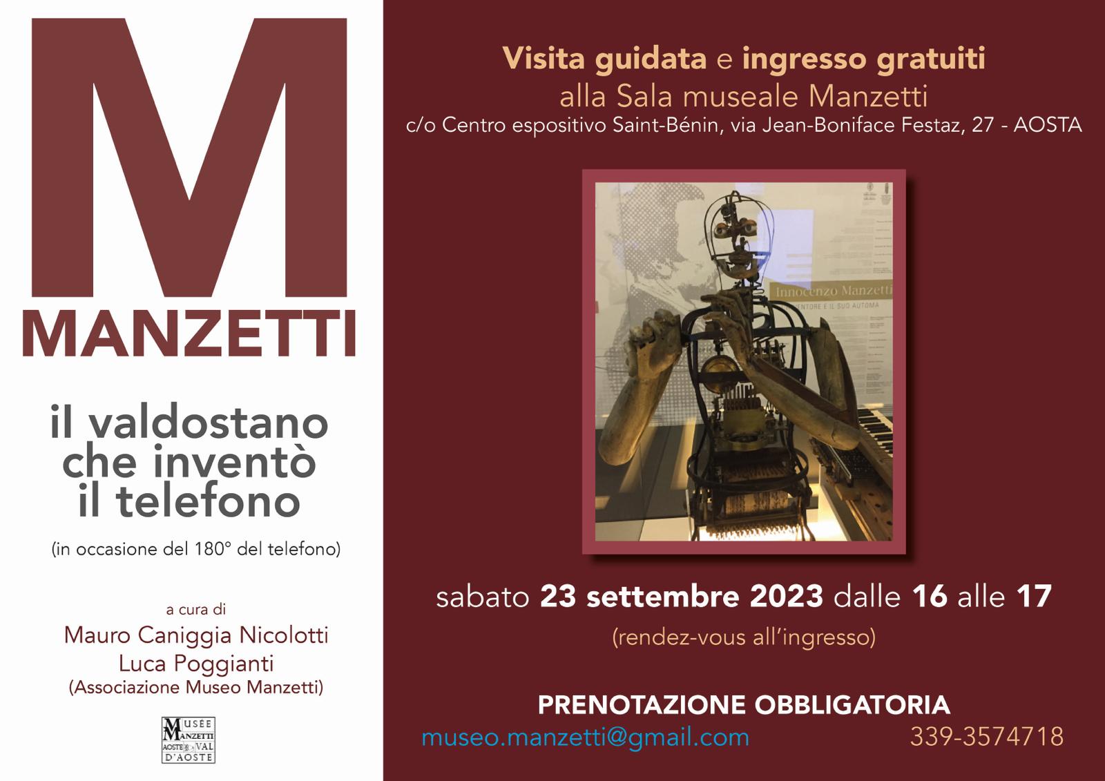 Una visita guidata alla Sala museale Manzetti - bobine.tv