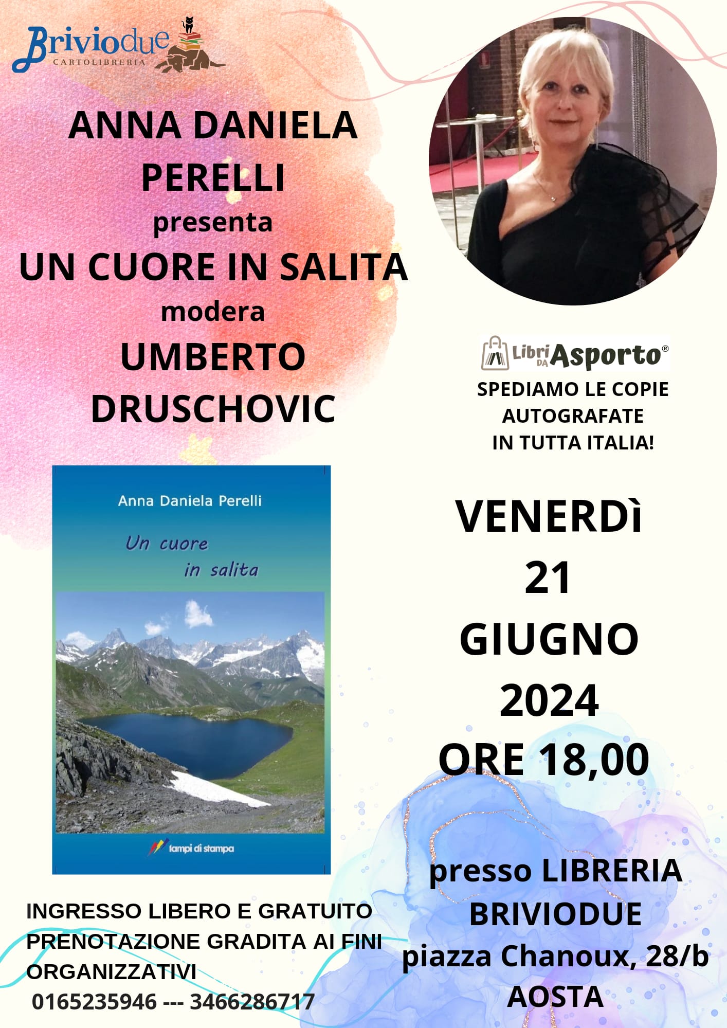 Anna Daniela Perelli presenta il libro Un cuore in salita - bobine.tv